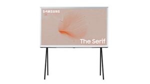 samsung 43-inch class serif qled – 4k uhd quantum hdr 4x smart tv with alexa built-in (qn43ls01tafxza)