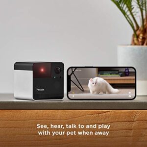 Petcube Play 2 Wi-Fi Pet Camera with Laser Toy & Alexa Built-In, for Cats & Dogs. 1080P HD Video, 160° Full-Room View, 2-Way Audio, Sound/Motion Alerts, Night Vision, Pet Monitoring App