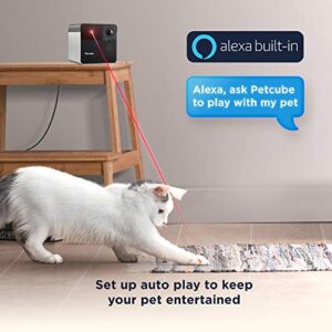 Petcube Play 2 Wi-Fi Pet Camera with Laser Toy & Alexa Built-In, for Cats & Dogs. 1080P HD Video, 160° Full-Room View, 2-Way Audio, Sound/Motion Alerts, Night Vision, Pet Monitoring App