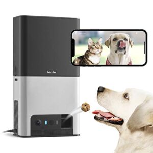 petcube bites 2 wi-fi pet camera with treat dispenser & alexa built-in, for dogs and cats. 1080p hd video, 160 full-room view, 2-way audio, sound/motion alerts, night vision, pet monitor