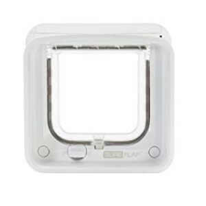 SureFlap Microchip Cat Door Connect, 5.13" L X 5.63" W X 4.75" H, Small, White