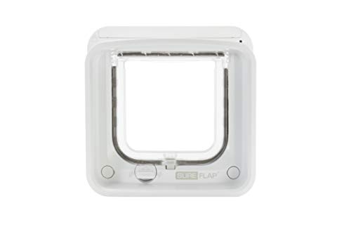 SureFlap Microchip Cat Door Connect, 5.13" L X 5.63" W X 4.75" H, Small, White