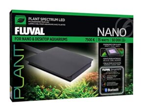 fluval plant nano led aquarium lighting with bluetooth, 15 watts