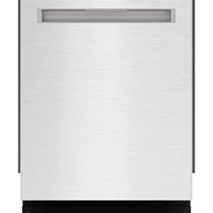 SHARP Smart Dishwasher Works with Alexa. Includes LED Interior lights, Stainless Steel interior, Heated Dry with Fan Assist, Wash Zone cleans half load on either rack, Adjustable Third Rack