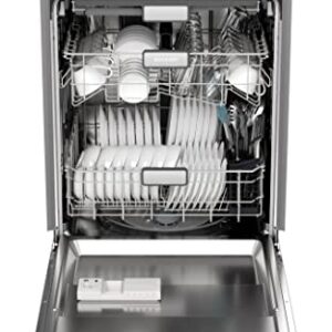 SHARP Smart Dishwasher Works with Alexa. Includes LED Interior lights, Stainless Steel interior, Heated Dry with Fan Assist, Wash Zone cleans half load on either rack, Adjustable Third Rack