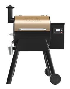 traeger grills pro series 575 wood pellet grill and smoker with wifi, app-enabled, bronze