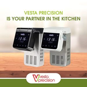 Imersa Elite Sous Vide Cooker with Unique Folding Design | Powerful Pump Immersion Circulator | App Enabled with Big Display | by Vesta Precision