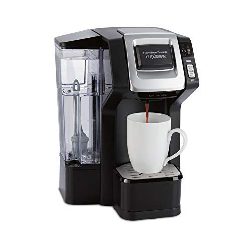 Hamilton Beach 49968 FlexBrew Connected Single Cup Coffee Maker with Amazon Dash Auto Replenishment for Coffee Pods