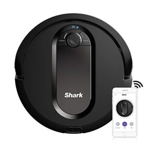 shark iq rv1001, wi-fi connected, home mapping robot vacuum, without auto-empty dock, black