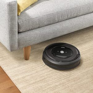 iRobot Roomba E5 (5150) Robot Vacuum - Wi-Fi Connected, Works with Alexa, Ideal for Pet Hair, Carpets, Hard, Self-Charging Robotic Vacuum, Black