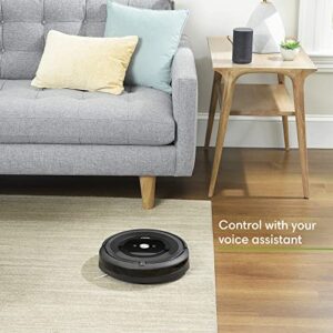 iRobot Roomba E5 (5150) Robot Vacuum - Wi-Fi Connected, Works with Alexa, Ideal for Pet Hair, Carpets, Hard, Self-Charging Robotic Vacuum, Black