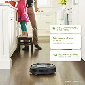 iRobot Roomba E5 (5150) Robot Vacuum - Wi-Fi Connected, Works with Alexa, Ideal for Pet Hair, Carpets, Hard, Self-Charging Robotic Vacuum, Black