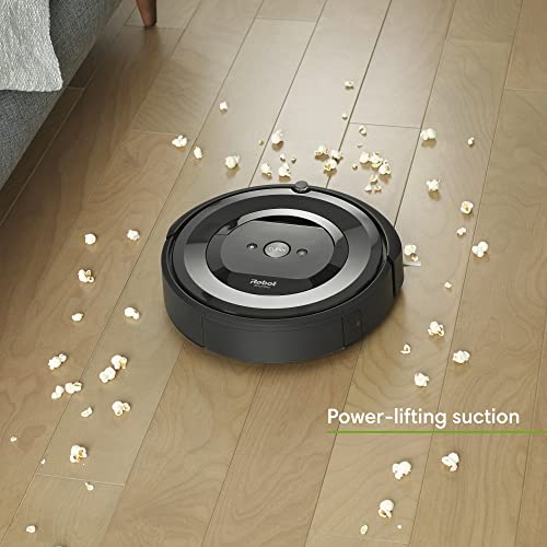 iRobot Roomba E5 (5150) Robot Vacuum - Wi-Fi Connected, Works with Alexa, Ideal for Pet Hair, Carpets, Hard, Self-Charging Robotic Vacuum, Black