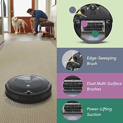 iRobot Roomba 694 Robot Vacuum-Wi-Fi Connectivity, Personalized Cleaning Recommendations, Works with Alexa, Good for Pet Hair, Carpets, Hard Floors, Self-Charging, Roomba 694