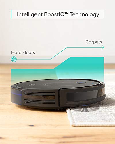 eufy by Anker, BoostIQ RoboVac 15C, Wi-Fi, Upgraded, Super-Thin, 1300Pa Strong Suction, Quiet, Self-Charging Robotic Vacuum Cleaner, Cleans Hard Floors to Medium-Pile Carpets (Black)