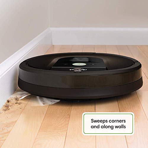 iRobot Roomba 980 Robot Vacuum-Wi-Fi Connected Mapping, Works with Alexa, Ideal for Pet Hair, Carpets, Hard Floors, Power Boost Technology, Black (Renewed)