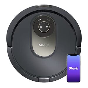 Shark AV2001 AI Robot Vacuum with Self-Cleaning Brushroll, Object Detection, Advanced Navigation, Home Mapping, Perfect for Pet Hair, Compatible with Alexa, Gray