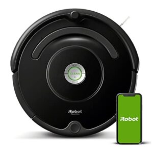 irobot roomba 675 robot vacuum-wi-fi connectivity, works with alexa, good for pet hair, carpets, hard floors, self-charging