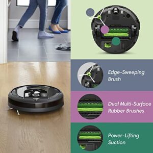 iRobot Roomba i7 (7150) Robot Vacuum- Wi-Fi Connected, Smart Mapping, Works with Alexa, Ideal for Pet Hair, Works With Clean Base, Black