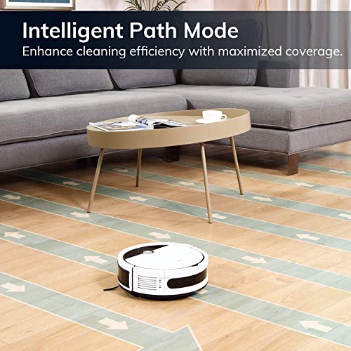 ILIFE V9e Robot Vacuum Cleaner, 4000Pa Max Suction, Wi-Fi Connected, Works with Alexa, 700ml Large Dustbin, Self-Charging, Customized Schedule, Ideal for Pet Hair, Hard Floor and Low Pile Carpet.