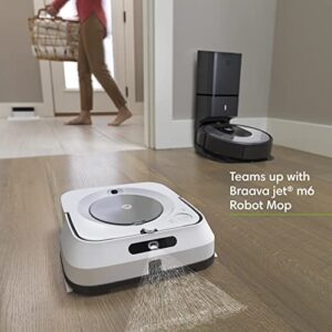 iRobot Roomba i6+ (6550) Robot Vacuum with Automatic Dirt Disposal-Empties Itself for up to 60 Days, Wi-Fi Connected, Works with Alexa, Carpets, + Smart Mapping Upgrade - Clean & Schedule by Room