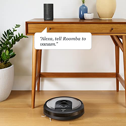 iRobot Roomba i6+ (6550) Robot Vacuum with Automatic Dirt Disposal-Empties Itself for up to 60 Days, Wi-Fi Connected, Works with Alexa, Carpets, + Smart Mapping Upgrade - Clean & Schedule by Room