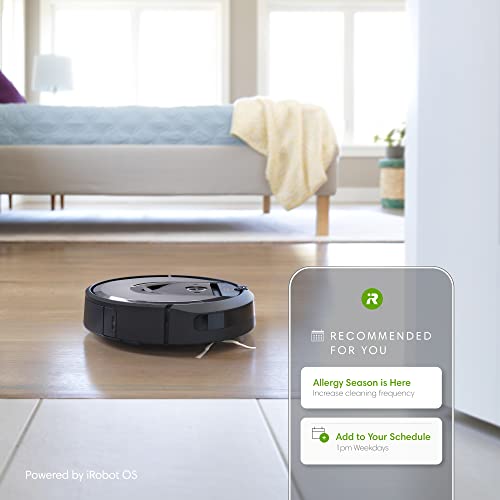 iRobot Roomba i6+ (6550) Robot Vacuum with Automatic Dirt Disposal-Empties Itself for up to 60 Days, Wi-Fi Connected, Works with Alexa, Carpets, + Smart Mapping Upgrade - Clean & Schedule by Room