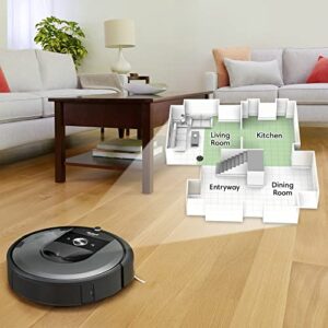 iRobot Roomba i6+ (6550) Robot Vacuum with Automatic Dirt Disposal-Empties Itself for up to 60 Days, Wi-Fi Connected, Works with Alexa, Carpets, + Smart Mapping Upgrade - Clean & Schedule by Room