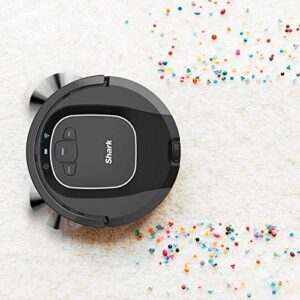 Shark ION R87, Wi-Fi Connected with Powerful Suction, Multi-Surface Brushroll and Voice Control with Alexa Robot Vacuum (RV871), 0.6 qt, Black (Renewed)