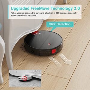 Lefant Robot Vacuum and Mop, Robotic Vacuum Cleaner with 3200Pa Suction, Smart Navigation, 150 Mins Runtime, Works with Alexa and Google Assistant, Self-Charging, Ideal for Pet Hair,Floor,Carpet（U180）