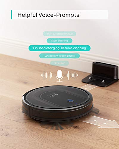 eufy by Anker, RoboVac G10 Hybrid, Robotic Vacuum Cleaner, Dynamic Navigation, 2-in-1 Sweep and mop, Wi-Fi, Super-Slim, 2000Pa Strong Suction, Quiet, Self-Charging, for Hard Floors Only