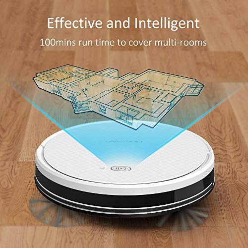 Tesvor Robot Vacuum Cleaner, Robotic Vacuum and Mop, 1800Pa Strong Suction, WiFi/App/Alexa, Quiet, Self-Charging Robotic Vacuum Cleaner