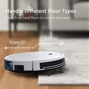 Tesvor Robot Vacuum Cleaner, Robotic Vacuum and Mop, 1800Pa Strong Suction, WiFi/App/Alexa, Quiet, Self-Charging Robotic Vacuum Cleaner