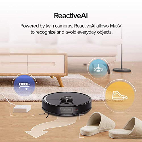 Roborock S6 MaxV Robot Vacuum Cleaner with ReactiveAI and Intelligent Mopping (Renewed)