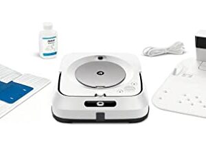 iRobot Braava Jet m6 (6110) Ultimate Robot Mop- Wi-Fi Connected, Precision Jet Spray, Smart Mapping, Works with Alexa, Ideal for Multiple Rooms, Recharges and Resumes (+7 Extra Dry Sweeping Pads)