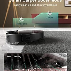 VIOMI V3 Max Robot Vacuum and Mop Combo with Smart Mapping Technology, 2700Pa Robot Vacuum Cleaner Work 300mins with Alexa/Google, Lidar Navigation Robotic Vacuums Cleaner for Pet Hair, Carpets,Floor