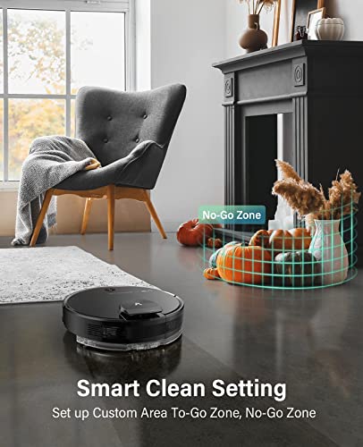 VIOMI V3 Max Robot Vacuum and Mop Combo with Smart Mapping Technology, 2700Pa Robot Vacuum Cleaner Work 300mins with Alexa/Google, Lidar Navigation Robotic Vacuums Cleaner for Pet Hair, Carpets,Floor