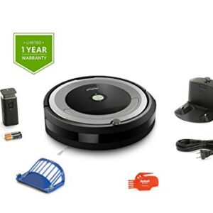 iRobot Roomba 690 Robot Vacuum-Wi-Fi Connectivity, Works with Alexa, Good for Pet Hair, Carpets, Hard Floors, Self-Charging