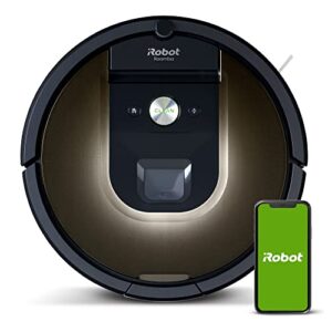 irobot roomba 981 robot vacuum-wi-fi connected mapping, works with alexa, ideal for pet hair, carpets, hard floors, power boost technology, black