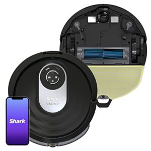 shark ai robot vacuum & mop, black/silver (rv2001wd)