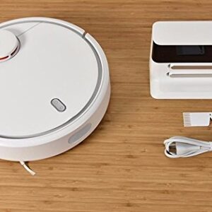 Xiaomi Mi Smart Automated Robot Vacuum Cleaner 1st Generation - Robotic Self-Charging, 5200mAh, 1800Pa Suction, App Control, Path Planning Vaccum Sweeper Easy for Hard Floor and Carpet