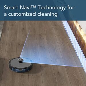 Ecovacs DEEBOT OZMO 920 2in1 Mopping Robotic Vacuum with Laser Navigation, No-Go Zones, Systematic Cleaning, Multi-Floor Mapping, Works with Alexa & App, Large, Black