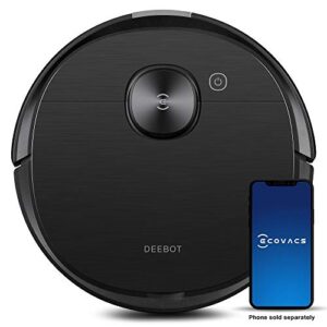 ECOVACS Deebot T8 AIVI Robot Vacuum Cleaner, Vacumming and Mopping in One-Go, Laser Mapping, Smart AI Object Recognition, On-Demand Live Video, Custom Clean, 3+ Hours of Runtime