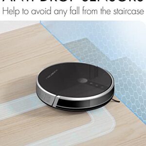 Liectroux C30B Robot Vacuum Cleaner, Smart Dynamic Navigation, Super Smart Partition, with Memory, WiFi App Control, 5000Pa Strong Suction, Smart Wet Mopping, Works with Alexa and Google Assistant