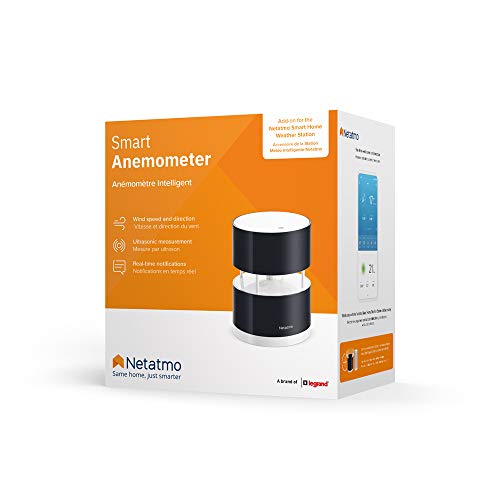 Wireless Anemometer with Wind Speed and Direction Sensor – Wind Gauge for Netatmo Weather Station