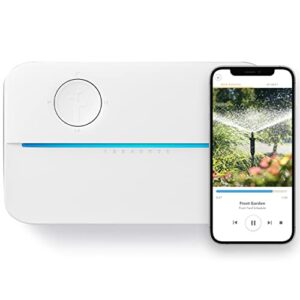 rachio 8zulw-c 3rd generation: smart, 8 zone sprinkler controller, works with alexa