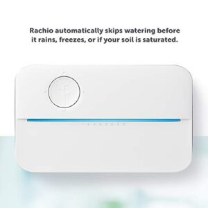 Rachio 8ZULW-C 3rd Generation: Smart, 8 Zone Sprinkler Controller, Works with Alexa