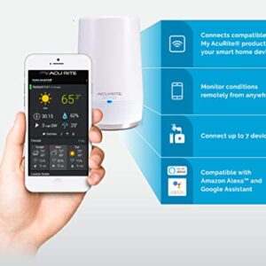 AcuRite Smart Weather Station with Remote Monitoring Compatible with Amazon Alexa (01012M), Internet Connected