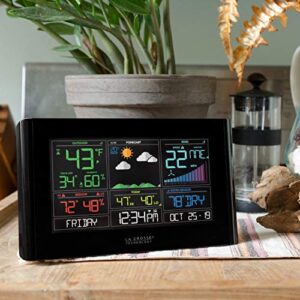 La Crosse Technology S82950-INT WiFi Professional Weather Station, Black