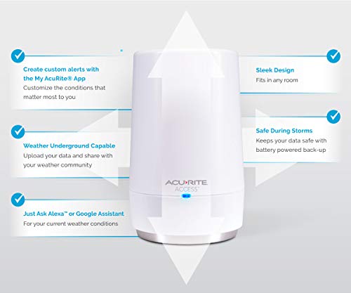 AcuRite 09155M AcuRite Access for Remote Monitoring of AcuRite Weather Stations, Compatible with Amazon Alexa